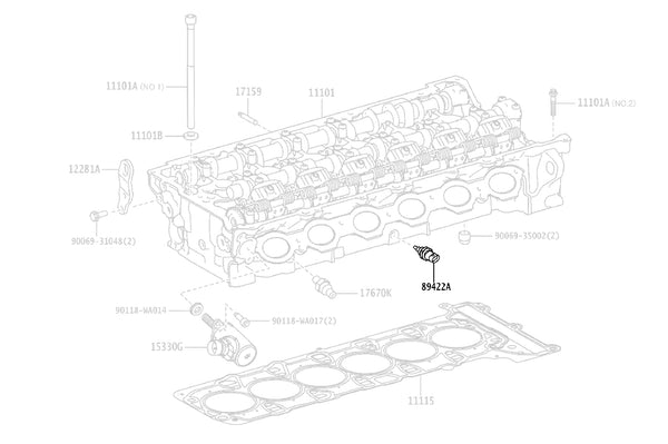 89422WAA01 OEM Water Temp Sensor for 2020 Supra