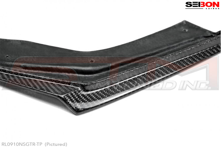 RL0910NSGTR-TP Seibon R35 GTR Carbon Fiber Rear Bumper Under Spoiler