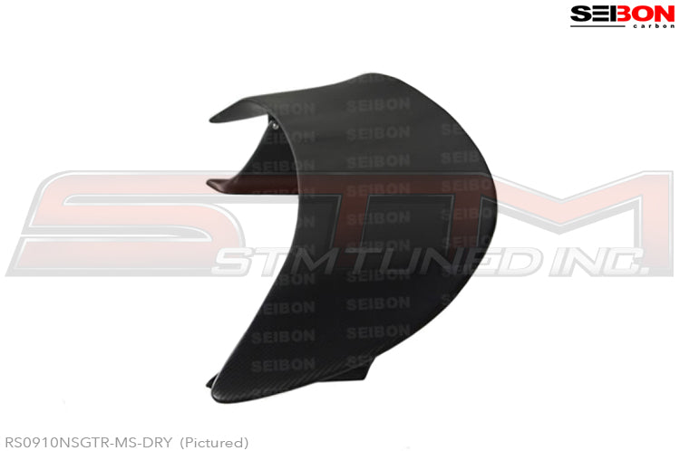 RS0910NSGTR-MS-DRY Seibon R35 GTR MS Dry Carbon Fiber Rear Spoiler
