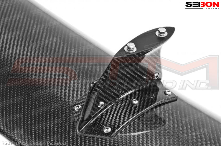 RS0910NSGTR-SS Seibon R35 GTR SS Style Carbon Fiber Rear Spoiler