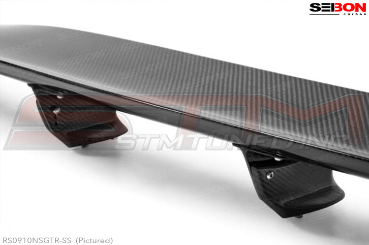 RS0910NSGTR-SS Seibon R35 GTR SS Style Carbon Fiber Rear Spoiler