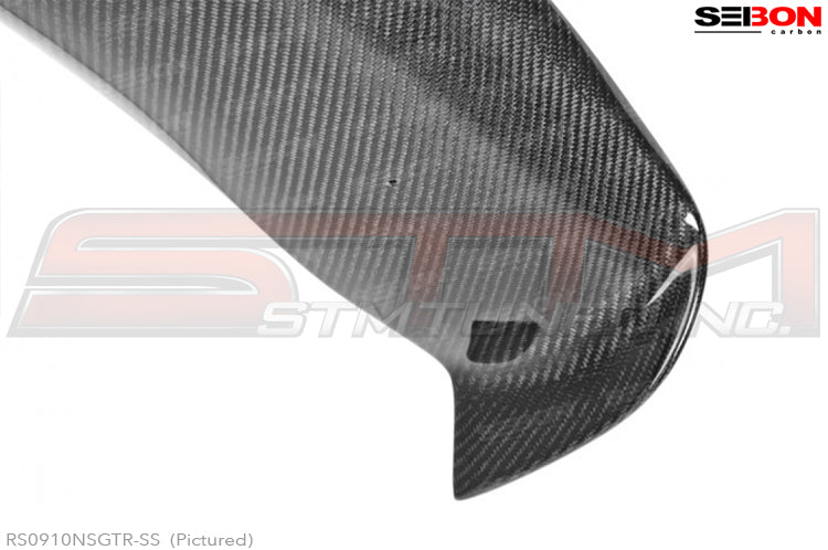 RS0910NSGTR-SS Seibon R35 GTR SS Style Carbon Fiber Rear Spoiler