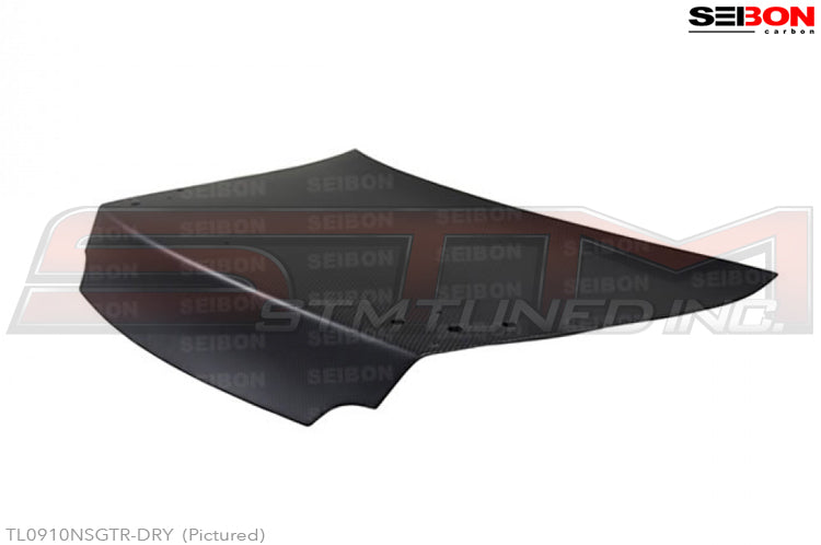 TL0910NSGTR-DRY Seibon R35 GTR Dry Carbon OEM Style with Spoiler Holes
