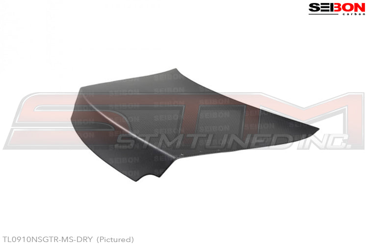 TL0910NSGTR-MS-DRY Seibon R35 GTR Dry Carbon Trunk for MS Spoiler