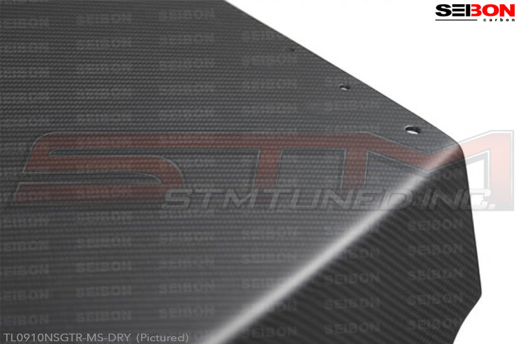 TL0910NSGTR-MS-DRY Seibon R35 GTR Dry Carbon Trunk for MS Spoiler