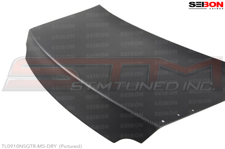 TL0910NSGTR-MS-DRY Seibon R35 GTR Dry Carbon Trunk for MS Spoiler